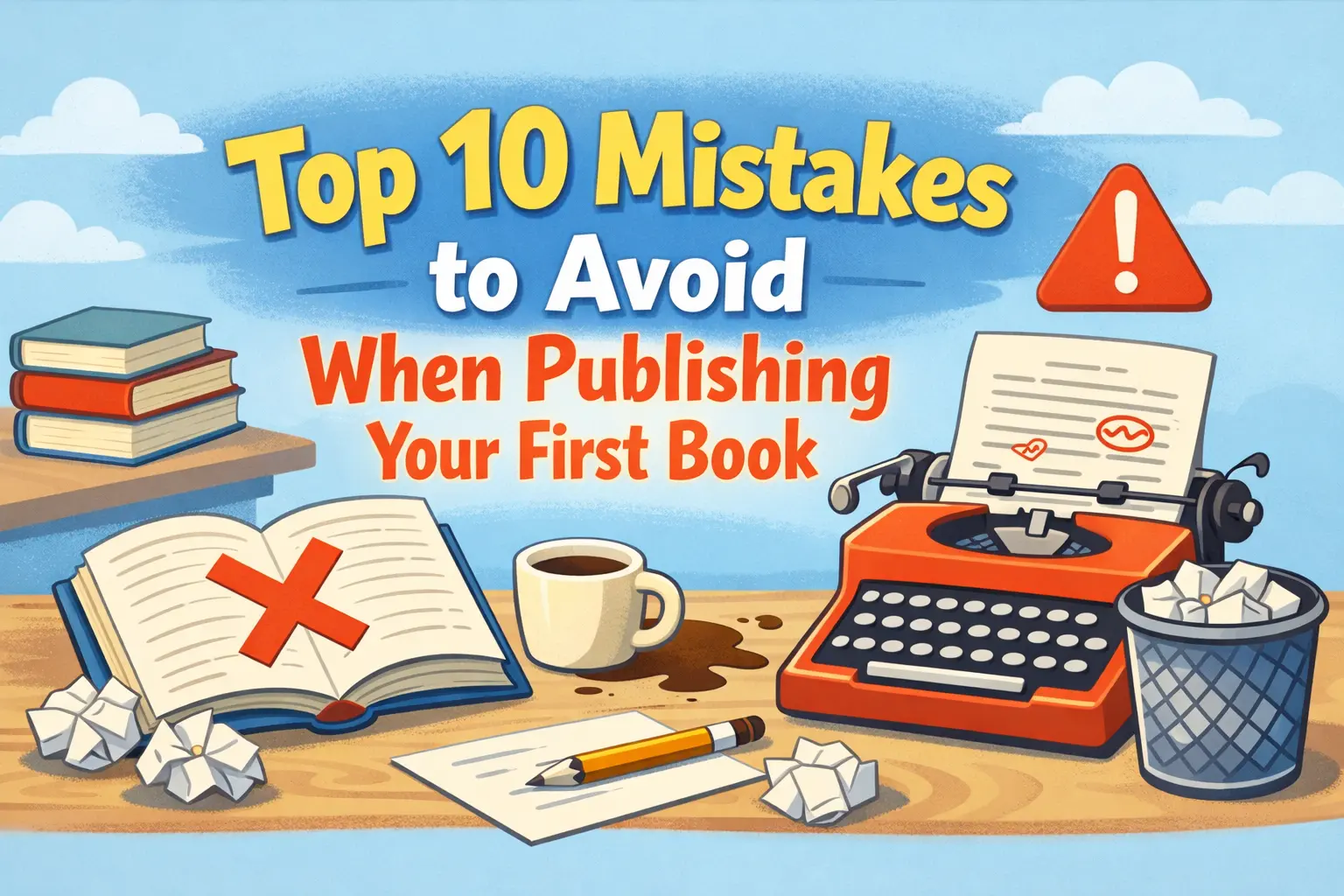 Top 10 Mistakes to Avoid When Publishing Your First Book